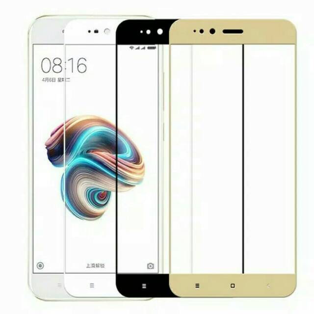 Jual Tempered glass full Redmi 4A Mi5x Mi5A S2 miA1 xiaomi antigores ...