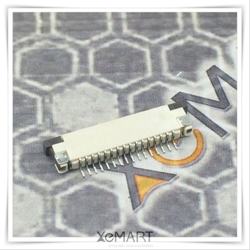 Jual FPC 16P Connector 1mm Pitch 16 Pin ZIF Type Top Contact SMD ...
