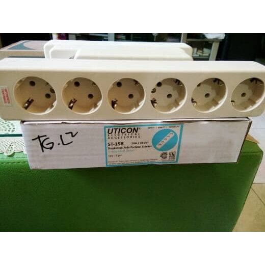 Jual STOP KONTAK UTICON 6 LUBANG / COLOKAN / SAMBUNGAN LISTRIK | Shopee ...