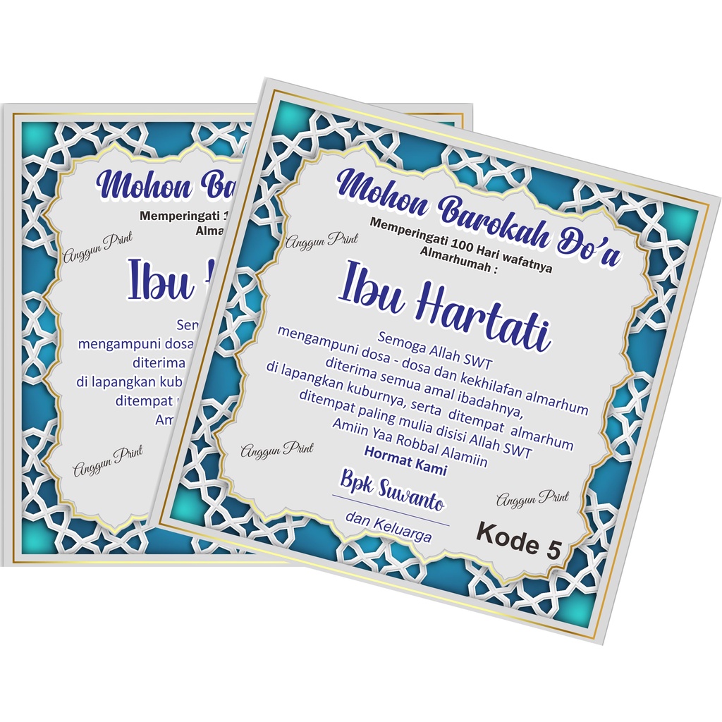 Jual Samir Berkat / kirim doa 40 /100 /1000 hari | Shopee Indonesia