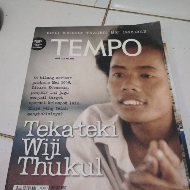 Jual Majalah Edisi Khusus Temple Teka Teki Wiji Thukul Shopee Indonesia