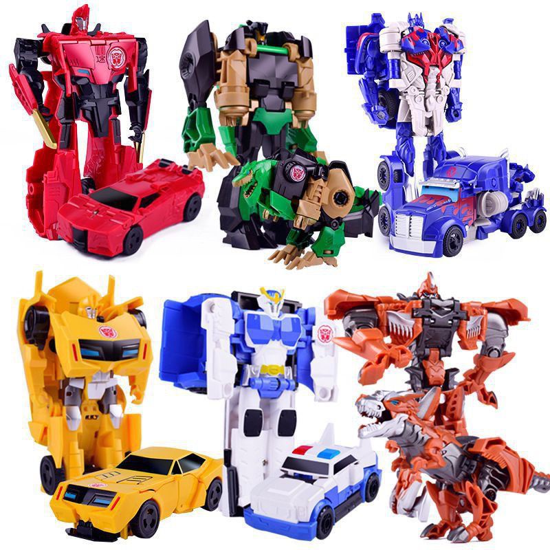 Jual Figure Transformers Deformation 12cm Figure Robot Mini Figure ...