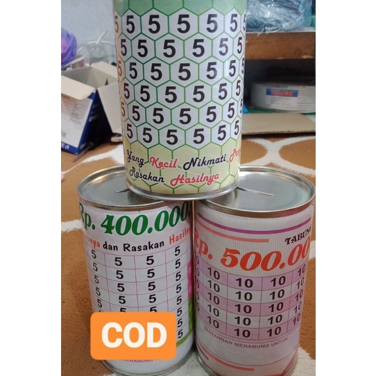 Jual celengan atau tabungan target ukuran S | Shopee Indonesia