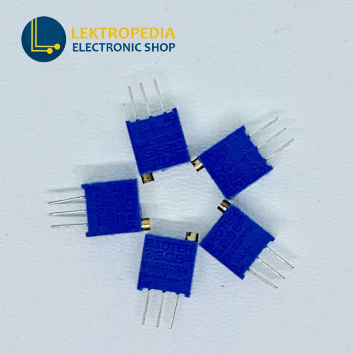 Jual 3296W Multiturn Potensiometer Trimpot VR 100 500 1K 2K 5K 10K 20K ...
