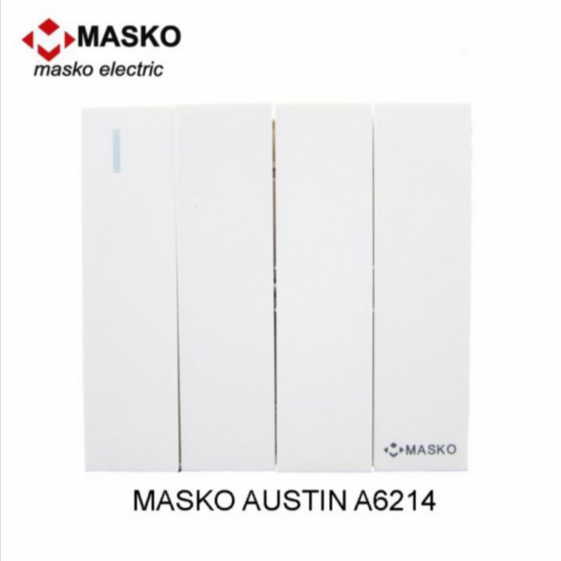 Jual MASKO IB SKALAR 4 GANG PUTIH AUSTIN A6214 A 6214 MEWAH SNI ...