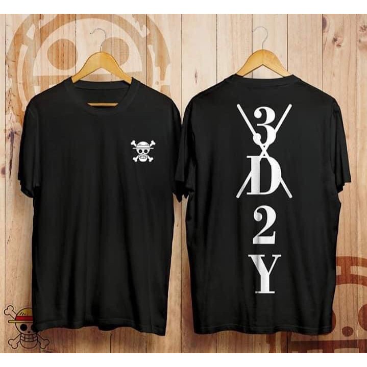 Jual Tshirt Onepiace 3D2Y Mugiwara Kaos One Piece Nakama Mugiwara Crew ...