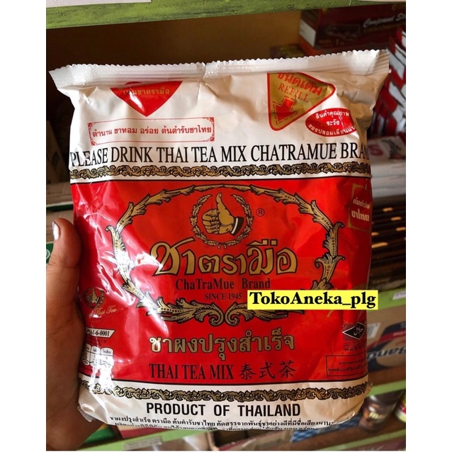Jual Cha TraMue - Bubuk Minuman Thai Tea Mix 400g | Shopee Indonesia