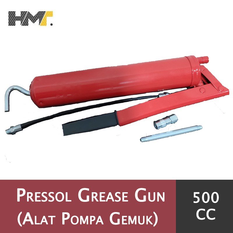 Jual Pressol Grease Gun 500cc / Pompa Gemuk (Alat Pelumas) 500 cc ...