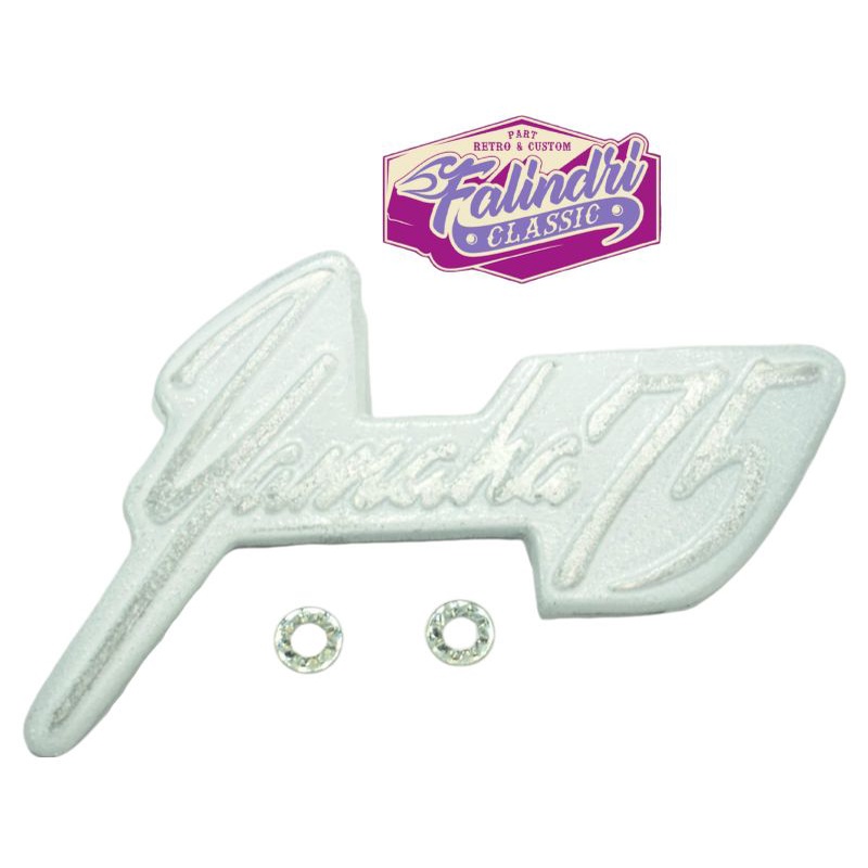 Jual emblem sayap yamaha v75 logo sayap yamaha v75 badge yamaha v75 ...