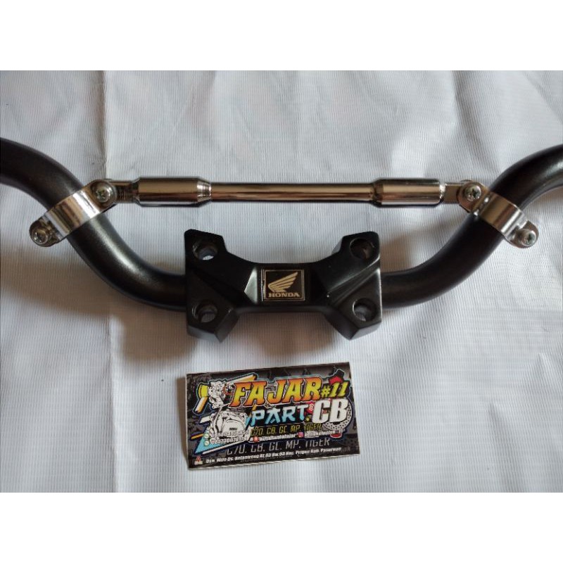 Jual stang setir cbr cb150r led hitam set dengan stabiliser seti dan ...
