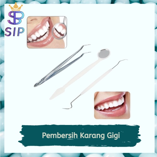 Jual Dental alat pembersih karang gigi instrument set isi 3 pieces ...