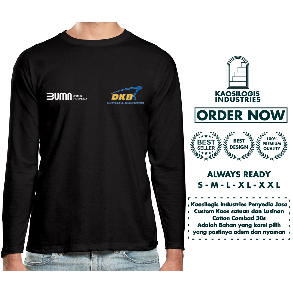 Jual Kaos Baju PT Dok dan Perkapalan Kodja Bahari BUMN Indonesia V2 ...