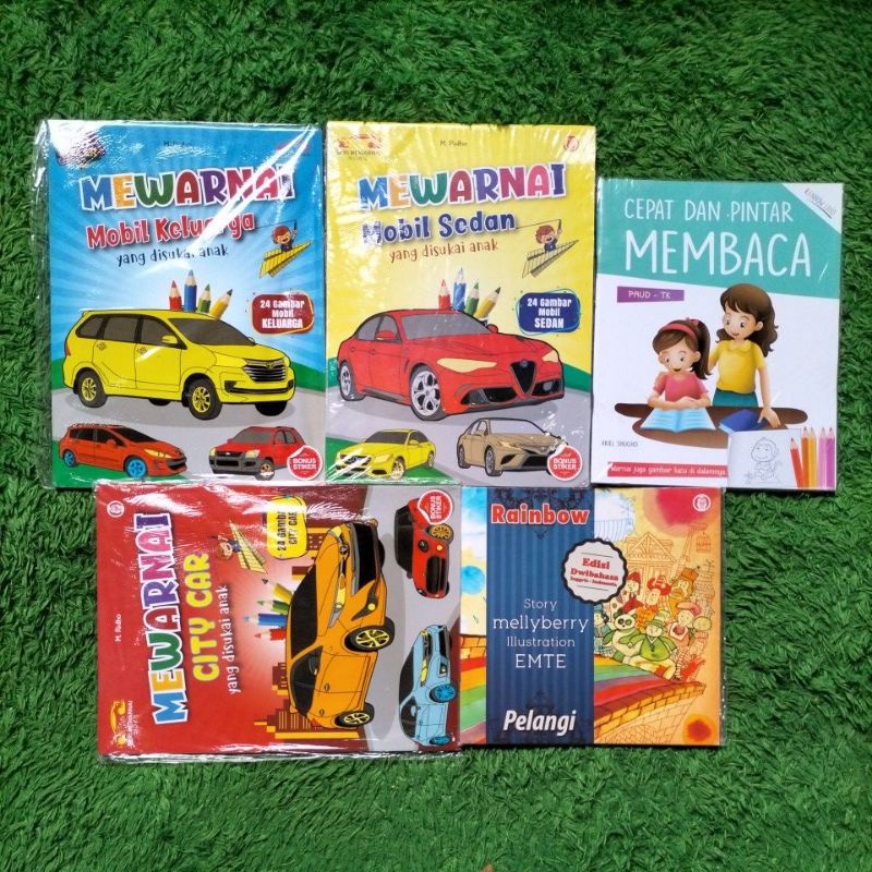 Jual ORIGINAL BUKU MEWARNAI MOBIL KELUARGA SEDAN CEPAN DAN PINTAR ...