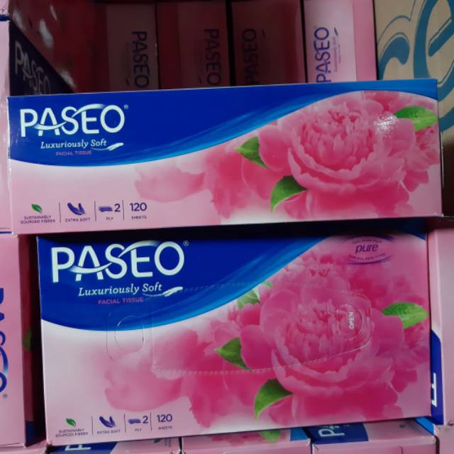 Jual Tissue Paseo Luxurious Soft Facial Box 120 Sheet | Shopee Indonesia