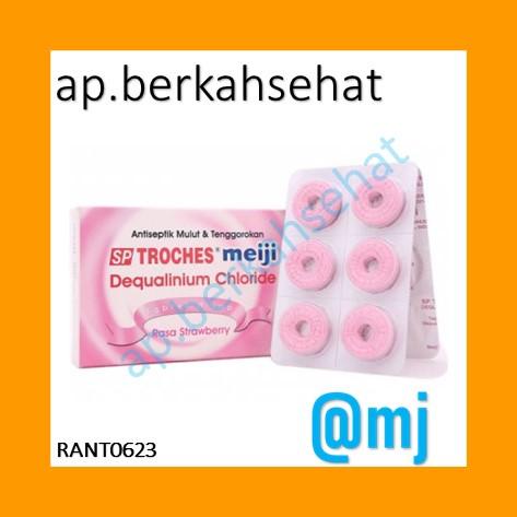 Jual SP Troches Rasa Strawberry harga per strip | Shopee Indonesia