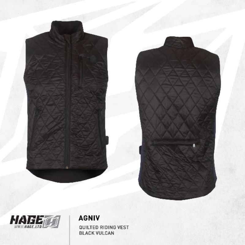 Jual Rompi sepeda merk hage AGNIV Black vulcan | Shopee Indonesia