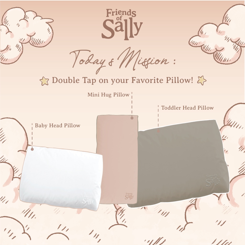 Jual Friends of Sally x Elijah Classic Hug & Head Pillow / Bantal ...