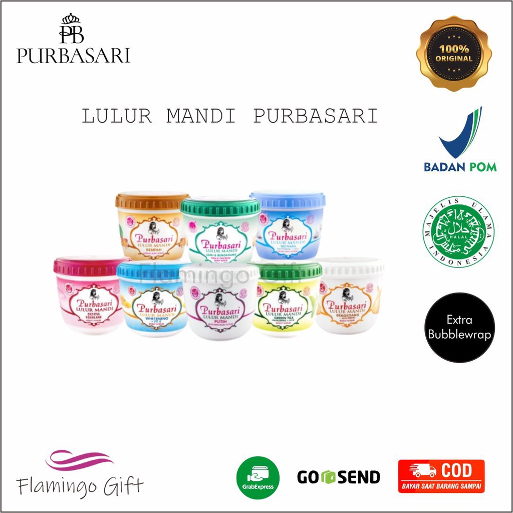 Jual Purbasari Lulur Mandi | Body Scrub 100gr - 200gr | Shopee Indonesia