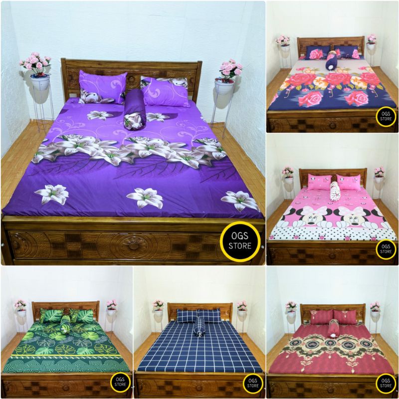 Jual SPREI HOMEMADE UK 180x200 SPREI KOMPLIT SPREI KATUN SPREI MOTIF ...