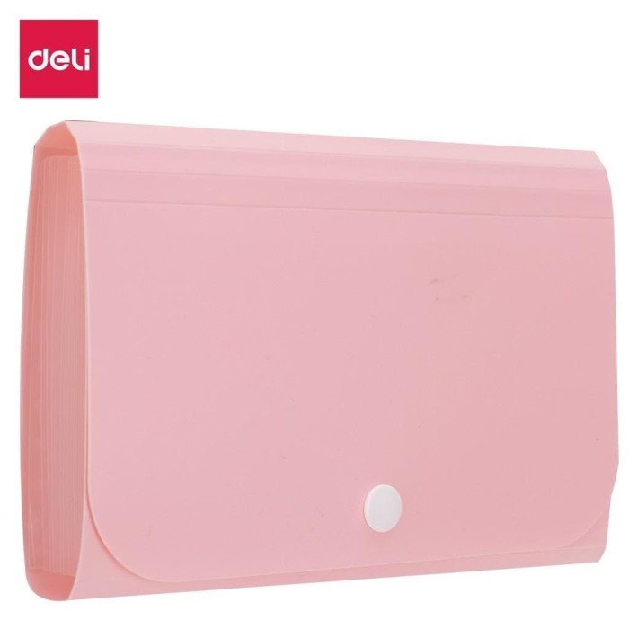 Jual Deli Mini Expanding File 5561 A6 12 Sekat Map Kancing Plastik ...