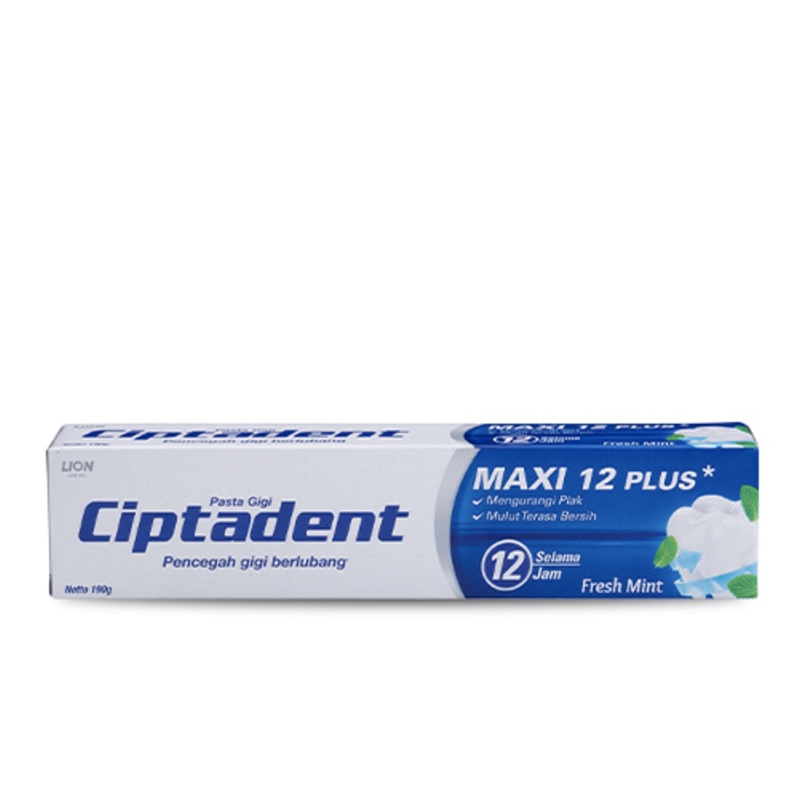 Jual Ciptadent Pasta Gigi Maxi 12 Fresh Mint Tube 120 gr | Shopee Indonesia