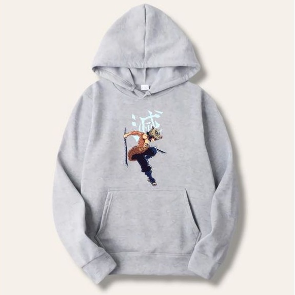 Jual SWEATER JAKET ANAK LAKI LAKI ANIME DEMON SLAYER INOSUKE HOODIE ...