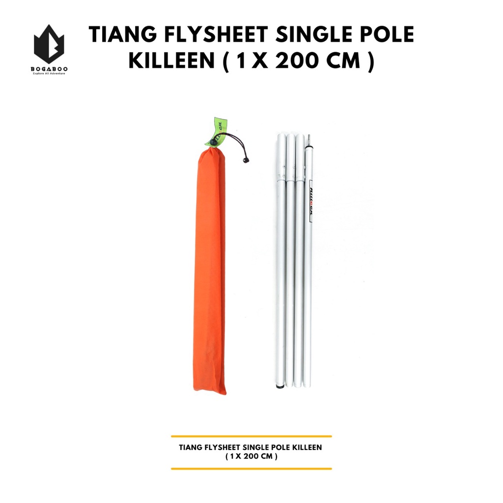 Jual Tiang Flysheet Single Pole KILLEEN 1 x 200cm Econopack Pole Tarp ...