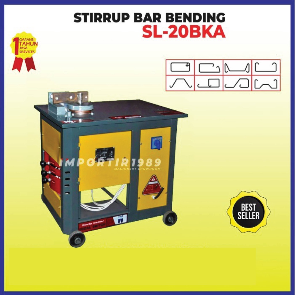 Jual Mesin Pembengkok Penekuk Besi Beton Bar Bender 20 Mm AKS - SL20BKA ...