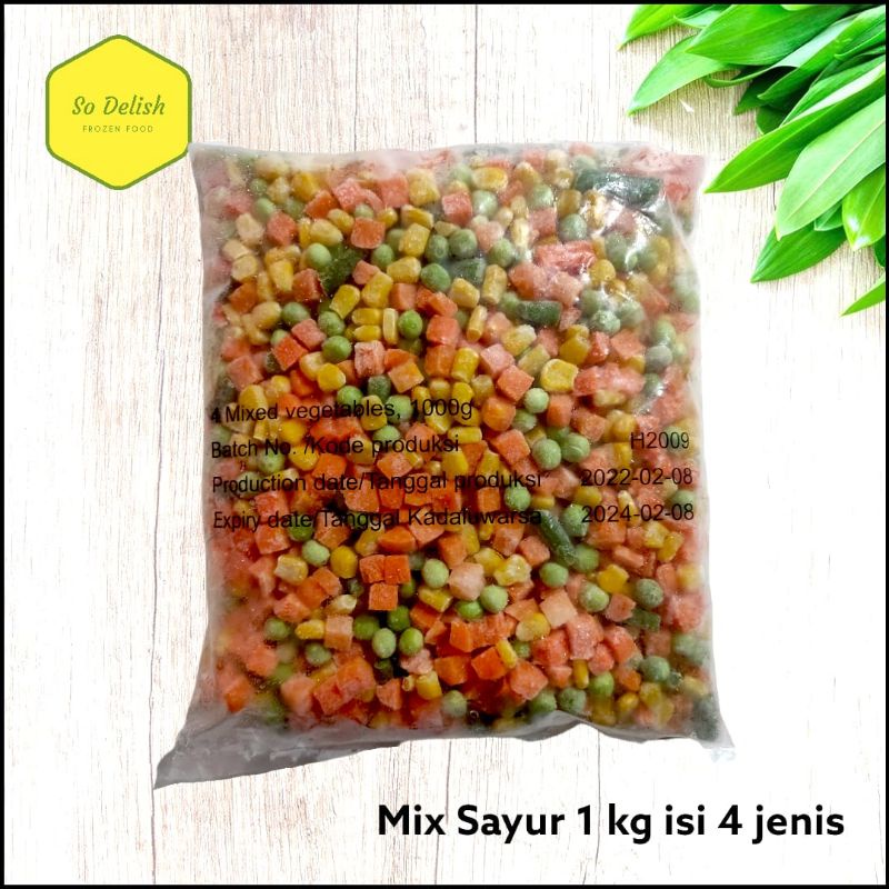 Jual Mix Vegetable 1kg | Shopee Indonesia