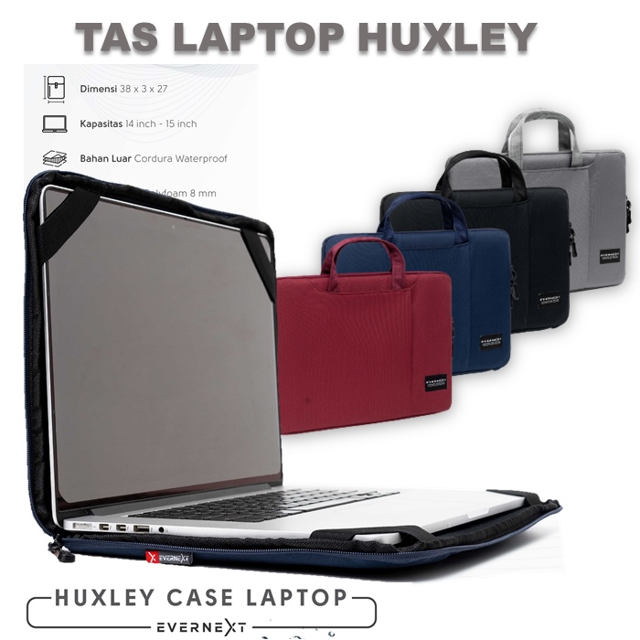 Jual Tas Laptop 14 15 Inch Waterproof Jinjing Huxley Multifungsi Case
