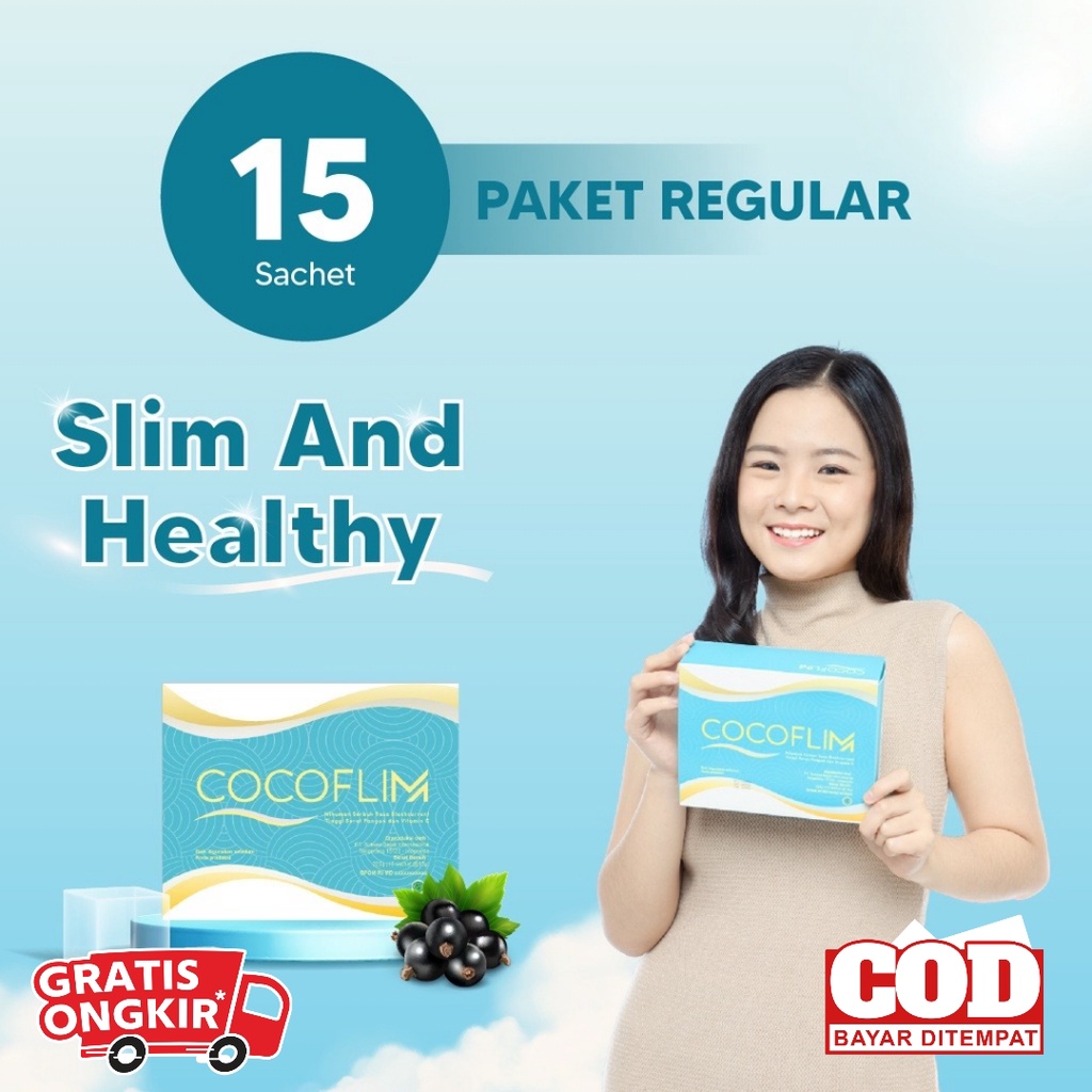 Jual Cocoflim Fiber - 1Box (15 Sachet) Suplemen Diet Sehat | Shopee ...