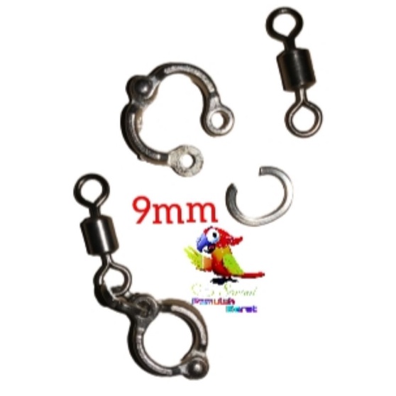 Jual GELANG KAKI NURI UK 9 MM RING BORGOL NURI 9 MM GELANG NURI KEPALA ...