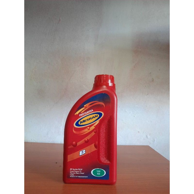 Jual Oli Mesran B SAE 40 Kemasan 1 Liter (Kualitas ORIGINAL) | Shopee ...