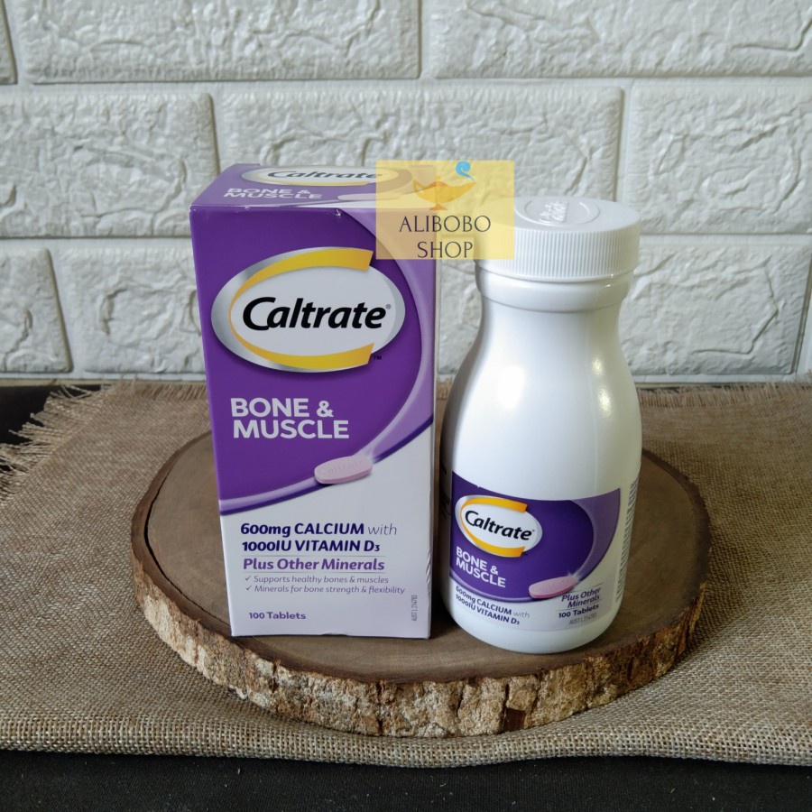 Jual CALTRATE BONE & MUSCLE PLUS OTHER MINERALS 100 TABLET | Shopee ...