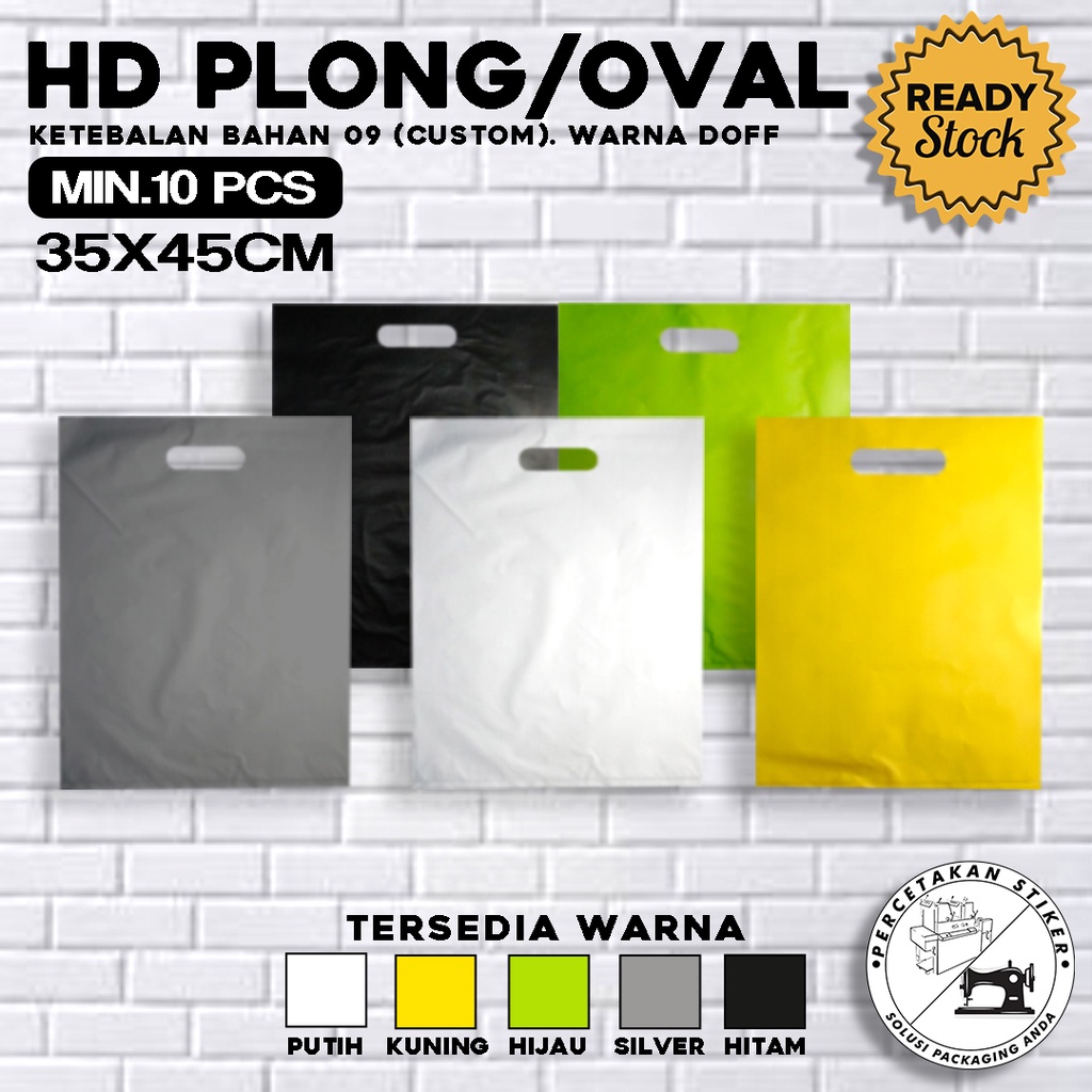 Jual [Min.Order 10 pcs] 35x45 Cm Plastik HD Plong Doff 09 micro ...