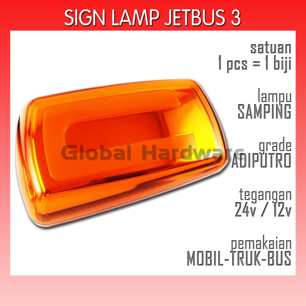 Jual Lampu Mayang LED Aksesoris Variasi Sein Sen JB Jetbus 3 Jetbus3 ...