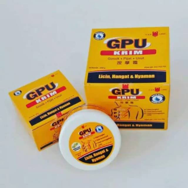 Jual GPU Krim / GPU Cream Cap Lang 150g & 250g | Shopee Indonesia