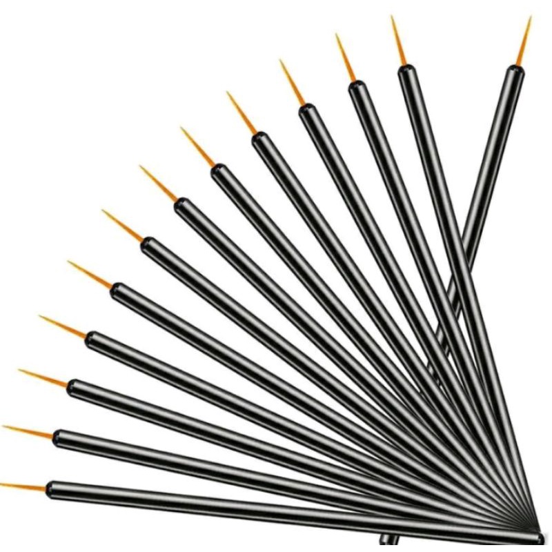 Jual KUAS LUKIS ECER UJUNG RUNCING KUAS LINER NAIL ART | Shopee Indonesia