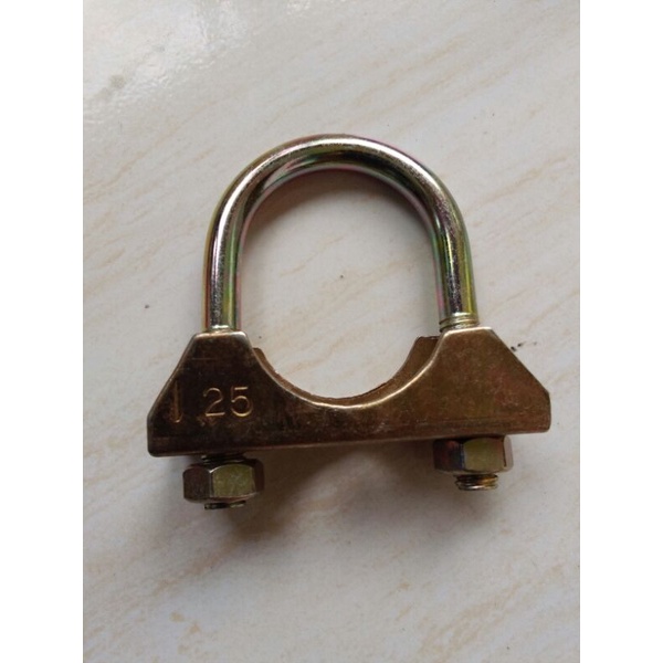 Jual Klem Knalpot 1 1/4" inch/Klem U/Clamp U/Klem Besi U | Shopee Indonesia