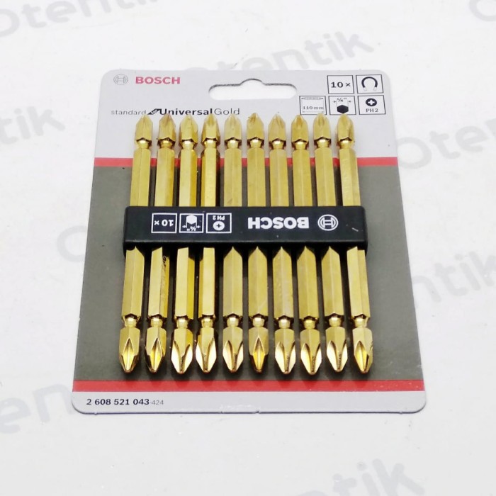 Jual BOSCH MATA OBENG ANGIN PH2 X 110MM PANJANG - LONG SCREWDRIVER BIT ...