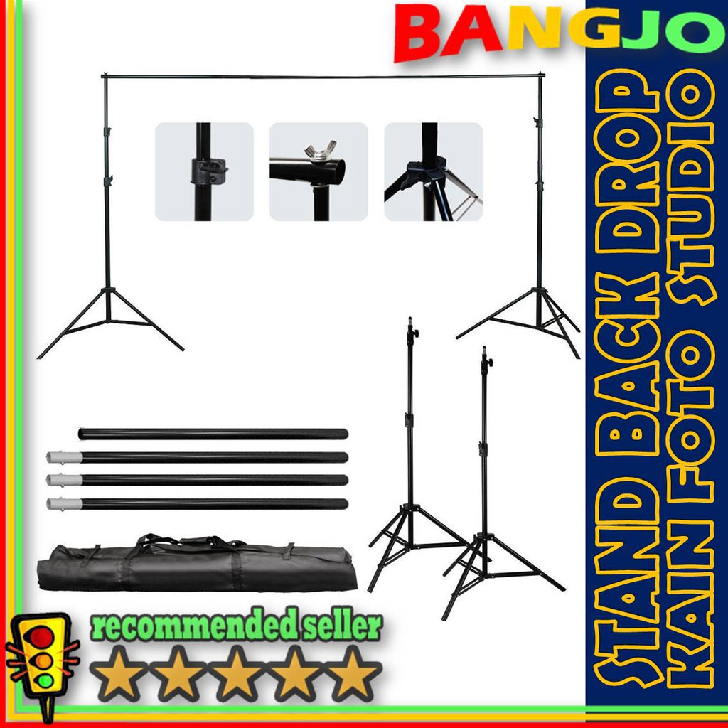 Jual Stand Hanger Bracket Braket Tripod Backdrop Back Drop Background ...