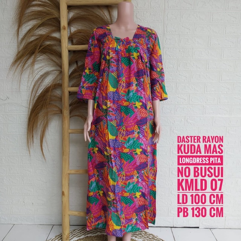 Jual *Daster Rayon Longdress Kuda Mas (KMLD) | Shopee Indonesia