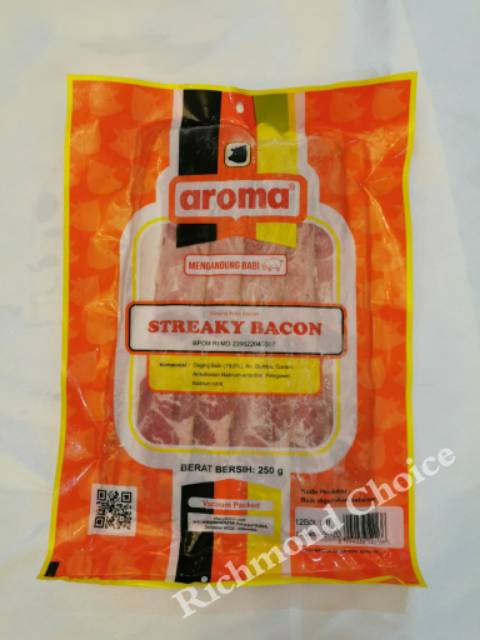 Jual STREAKY BACON AROMA 250 GRAM | Shopee Indonesia