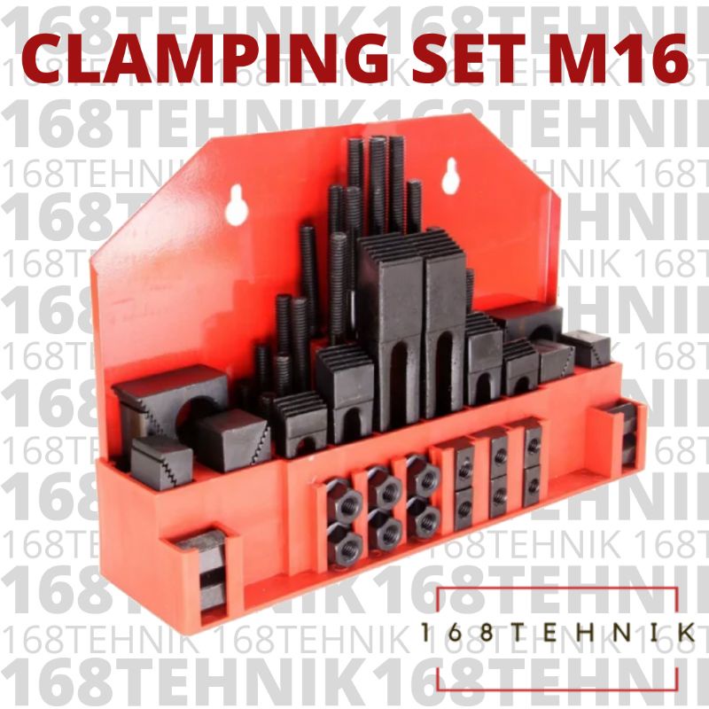 Jual CLAMPING KIT M16 / CLAMP SET 16 / JEPIT CLAMPING / KLEM PROSES ...