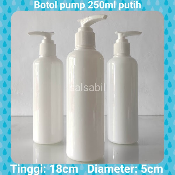 Jual Botol pump 250ml putih | Shopee Indonesia