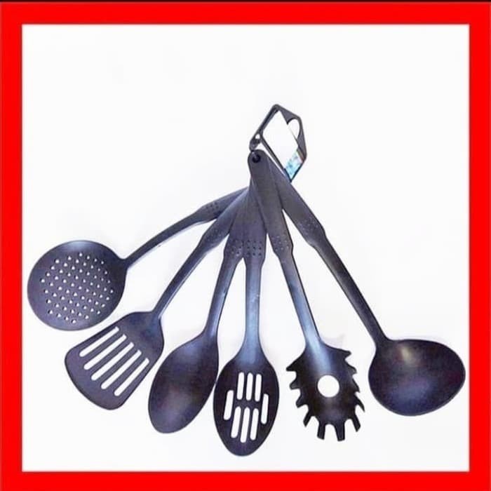 Jual Kitchen Set Tools Set Alat Masak Spatula 6 in 1 Peralatan Masak ...
