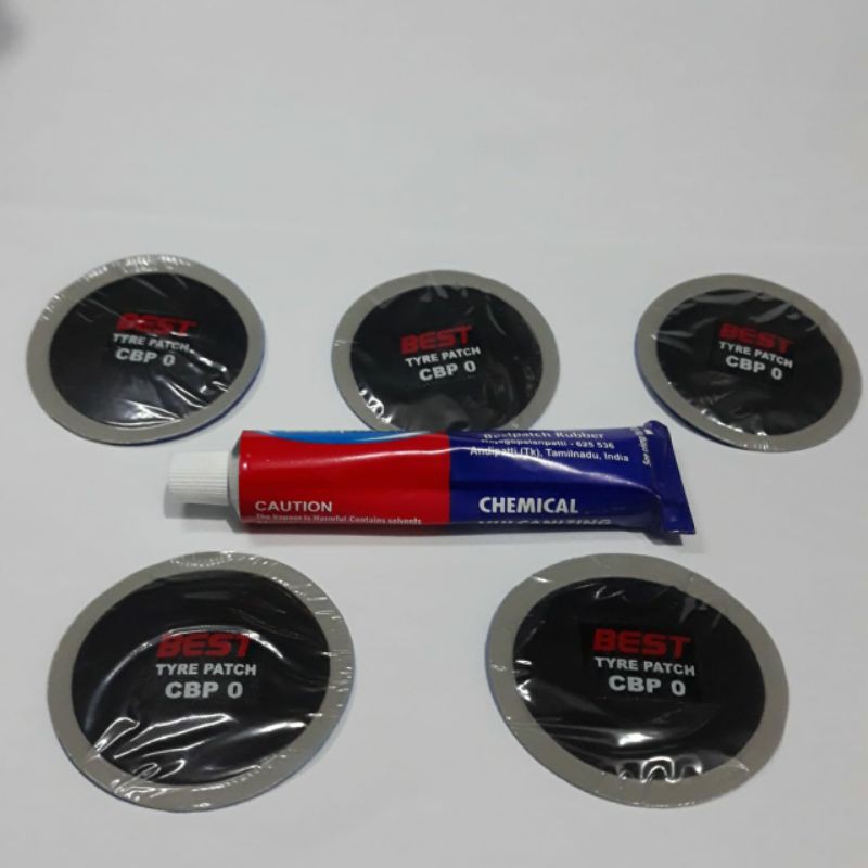 Jual Bestpatch - Paket karet tambal ban tip top tubeless bestpatch CBP 0 5pc + lem 30ml | Shopee ...