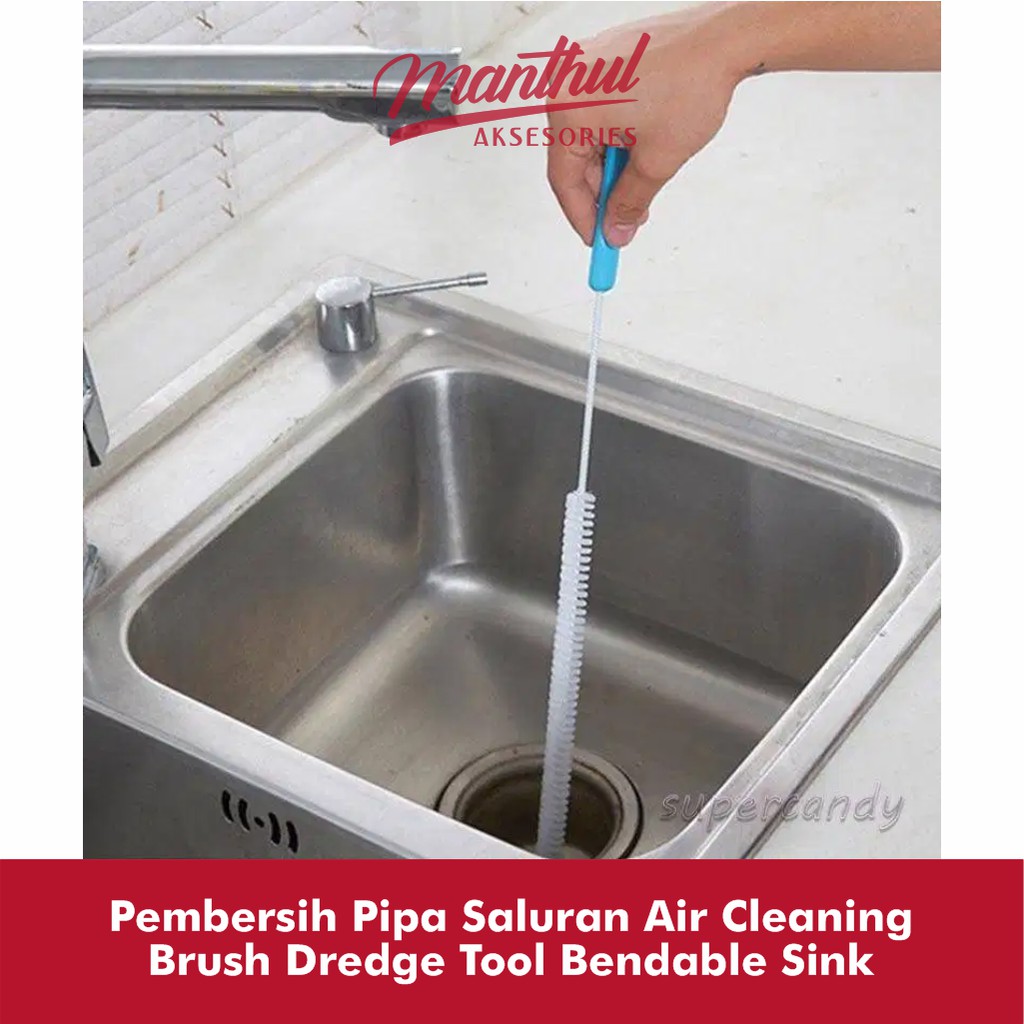 Jual Pembersih Pipa Saluran Air Cleaning Brush Dredge Tool Bendable ...