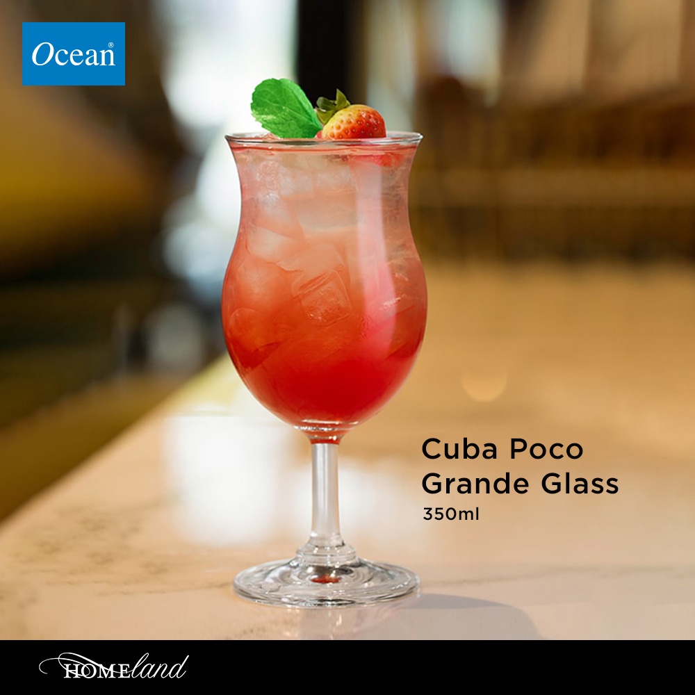 Jual Ocean Cuba Poco Grande Cocktail Glass 350ml / Gelas Smoothie Es ...