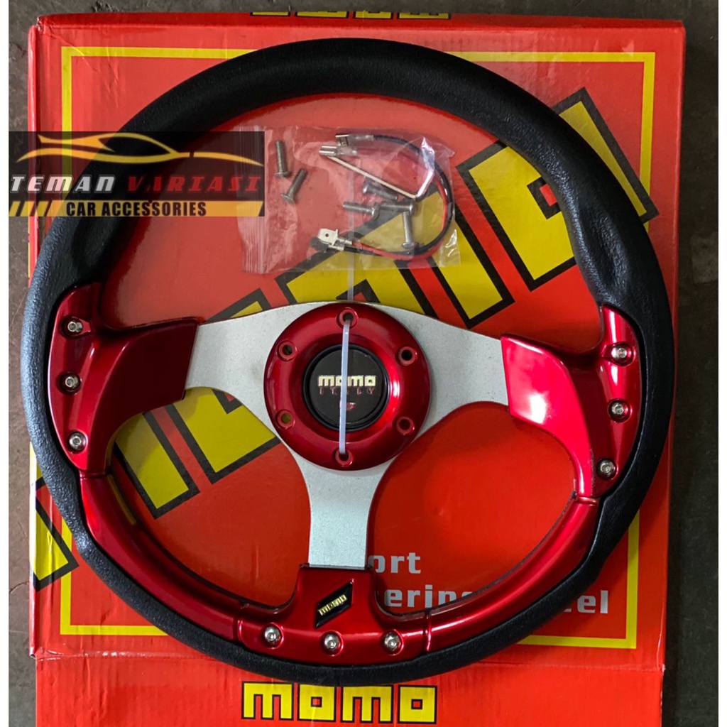 Jual STEER SETIR STIR MOMO RASING RACING 13 INCH 13INCH 13" IMPOR ...